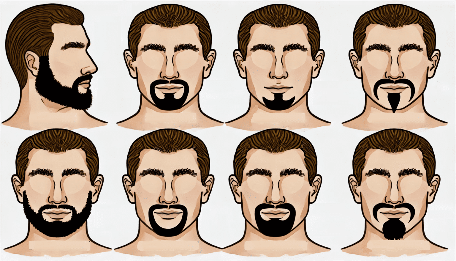 Best Short Beard Styles For Every Face Shape in 2024